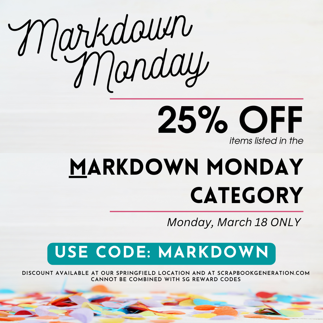 Sales and Events - Page 1 - Scrapbook Generation